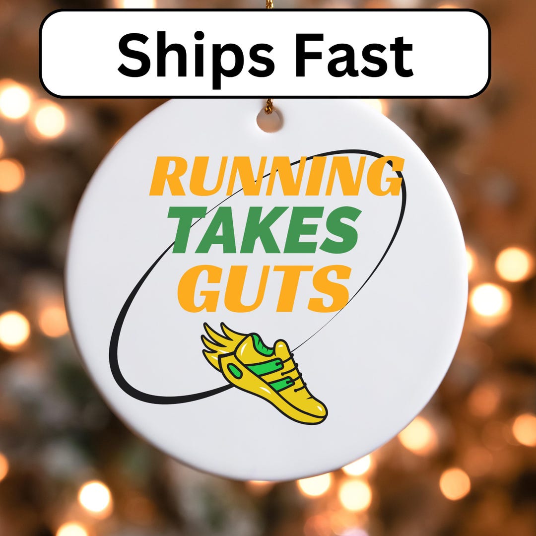 Track Runner Gift, Track Running Ornament, Running Christmas Ornament ...