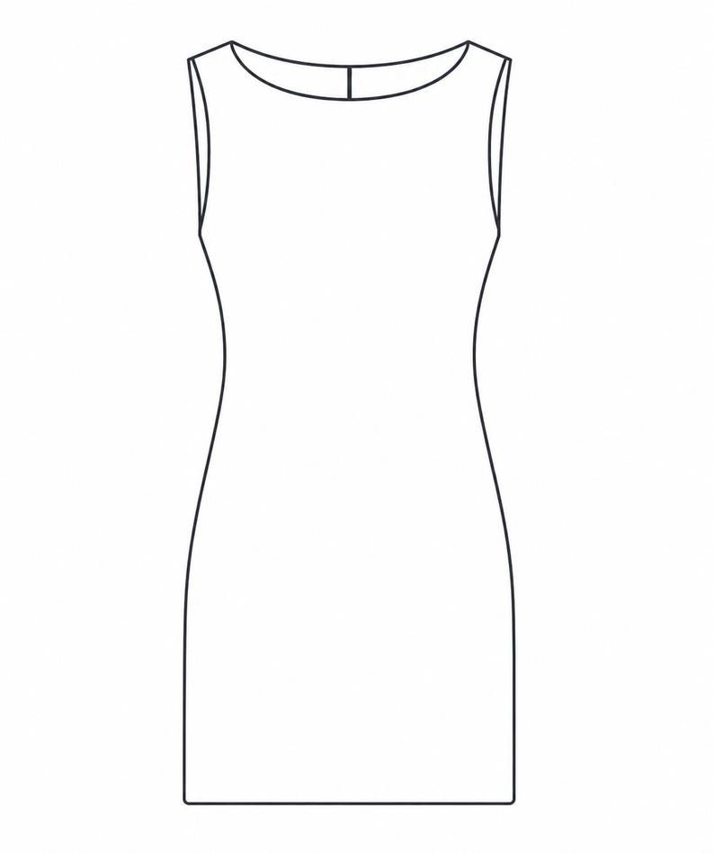 Summer Mini Dress Sewing Pattern PDF, Party Dress Pattern, Summer Dress ...