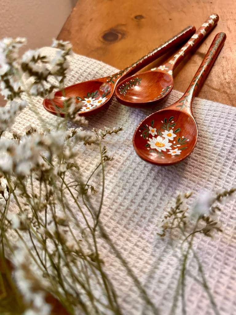 Hand Painted Wooden Spoons, Farmhouse Style - Etsy