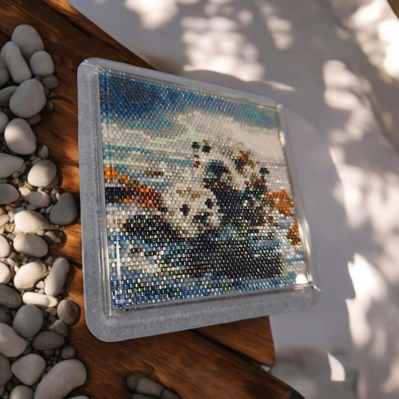 Sea Otter Peyote Stitch Coaster Pattern - Etsy