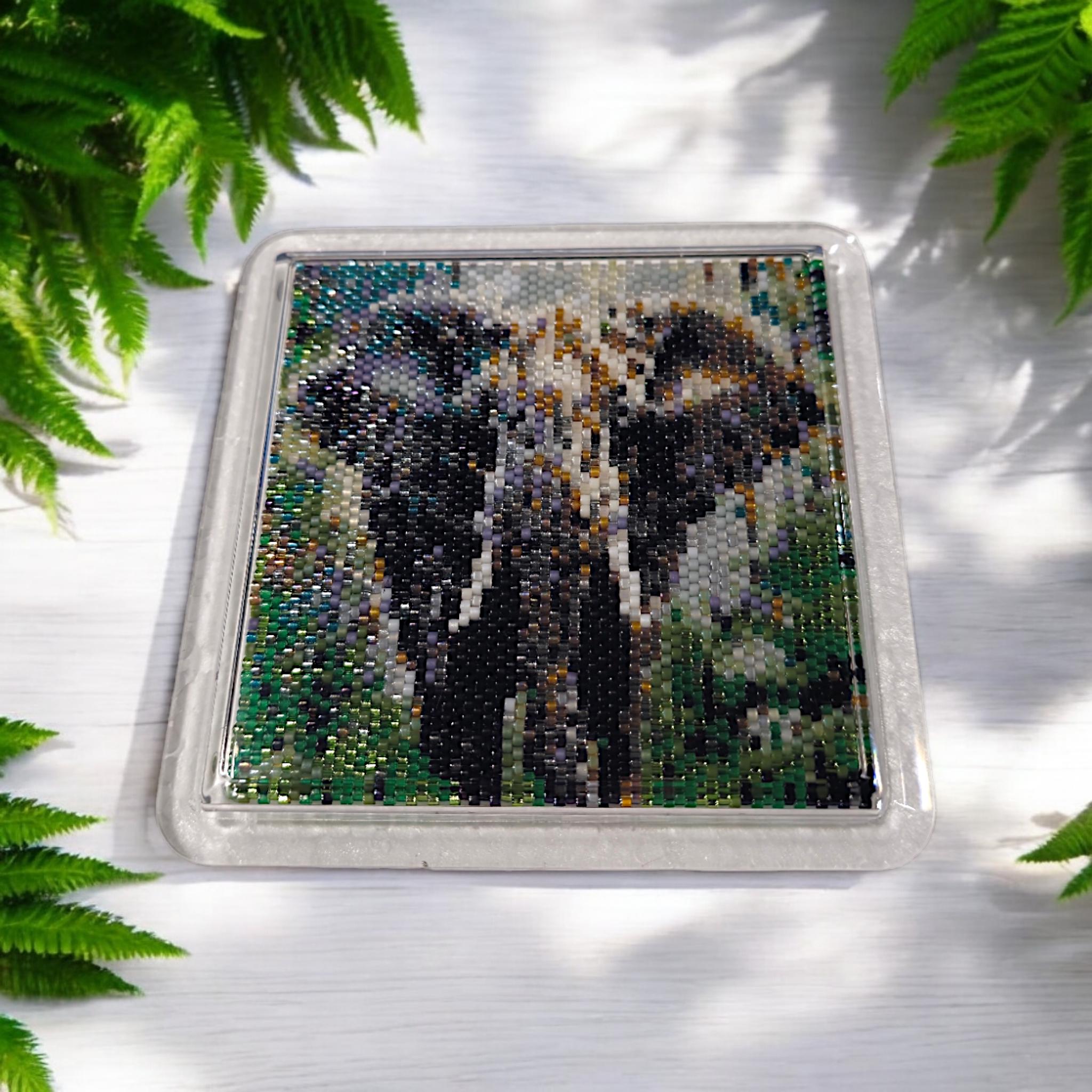 African Forest Elephant Peyote Stitch Coaster Pattern - Etsy