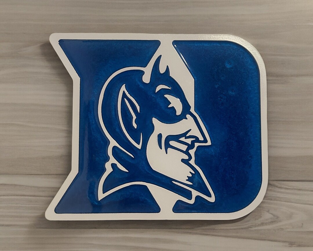 Duke Blue Devils Hanging Wood Art, Wood Decor, Wall Decor, Mancave ...