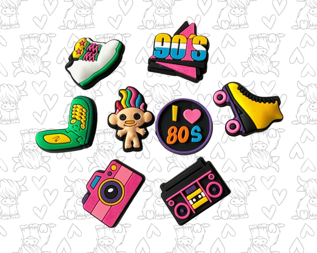 80s Croc Charms, Cute Croc Charms, 90s Croc Charms Shoe Charms ...