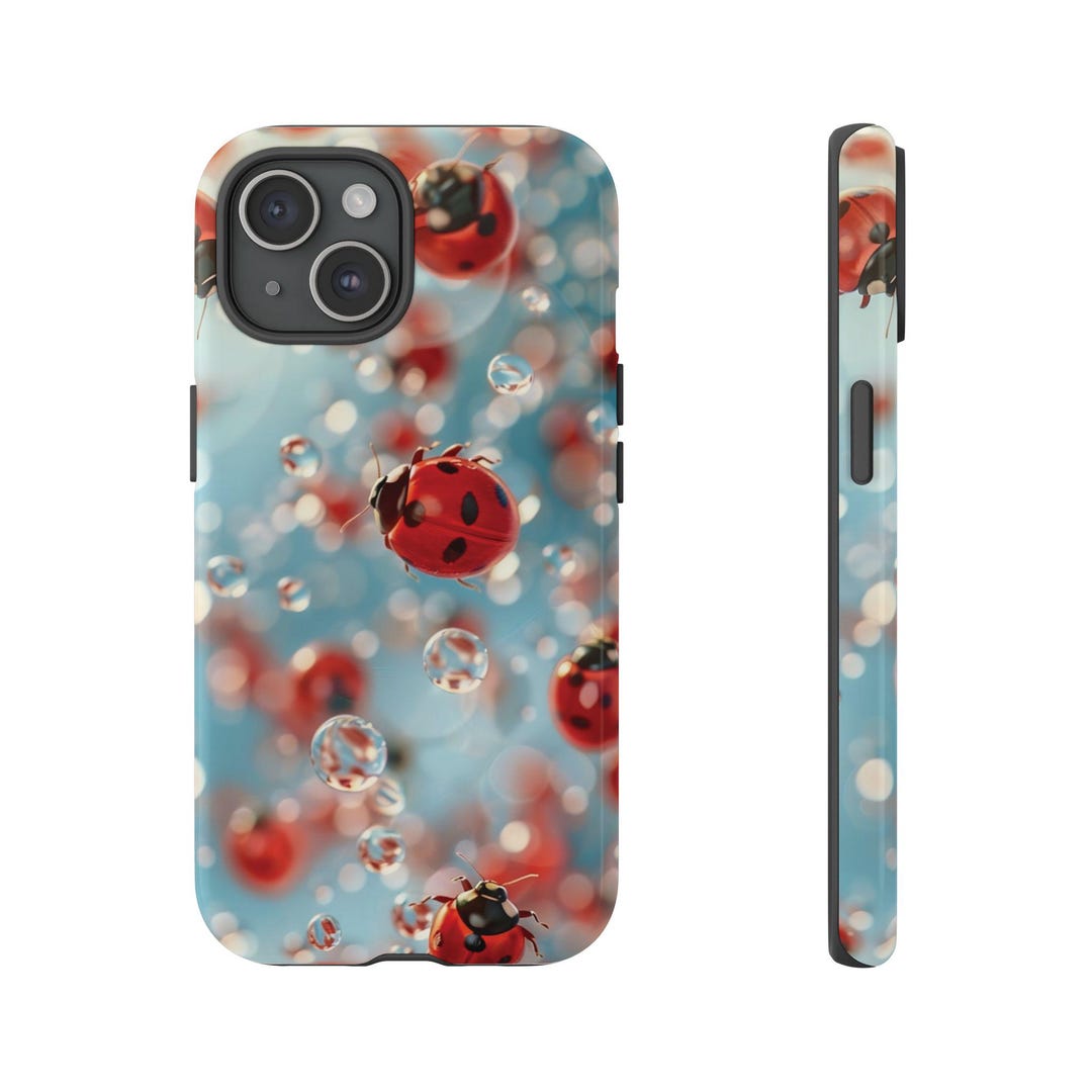 Ladybugs and Bubbles Phone Case: Good Luck Summer Fun - Etsy