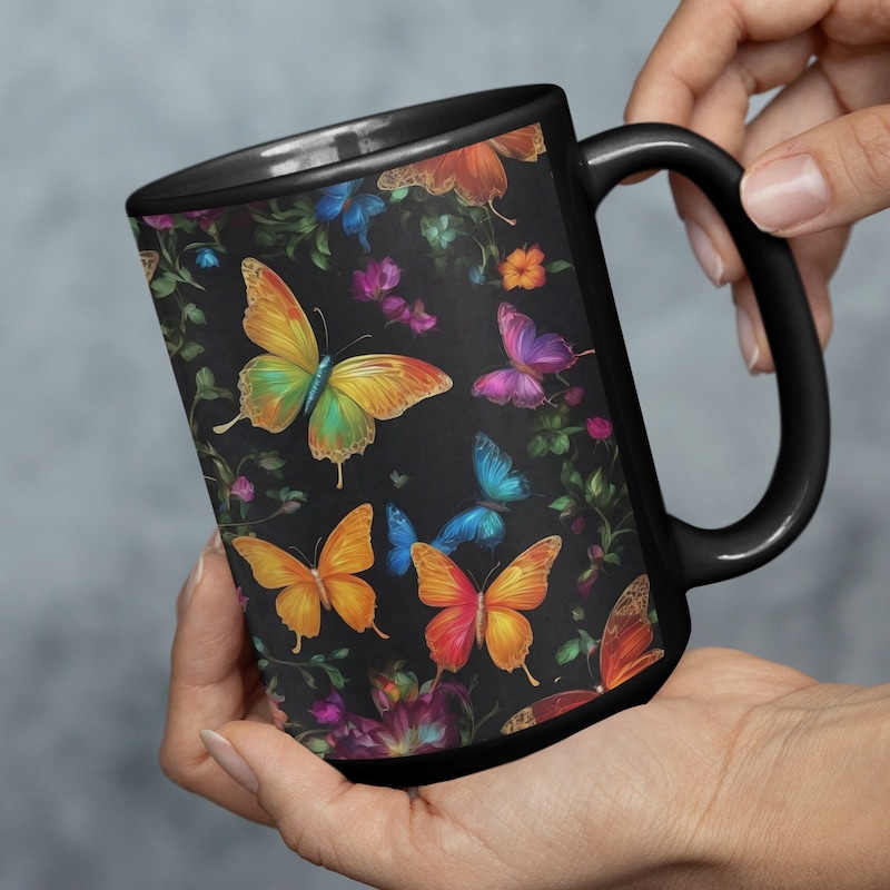 Butterfly Coffee Mug - Etsy