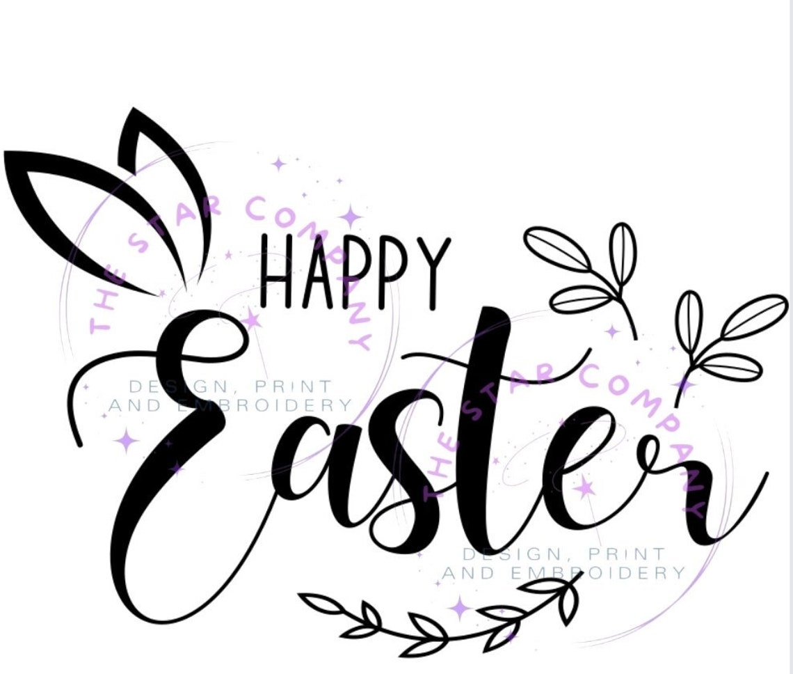 Happy Easter SVG, Easter Bunny Svg, Kids Easter Svg, Easter Svg, Bunny ...