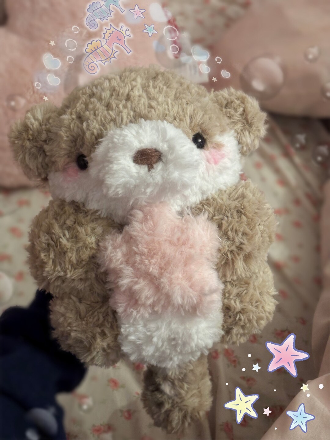 Otto the Fluffy Baby Otter Plushie 3 Crochet Plushie Cute Stuffie ...