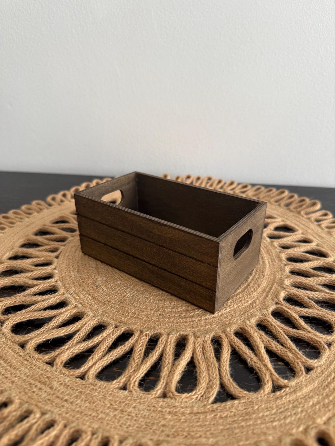 Small Wooden Decorative Box | Rustic Storage Organizer | Handmade Mini ...