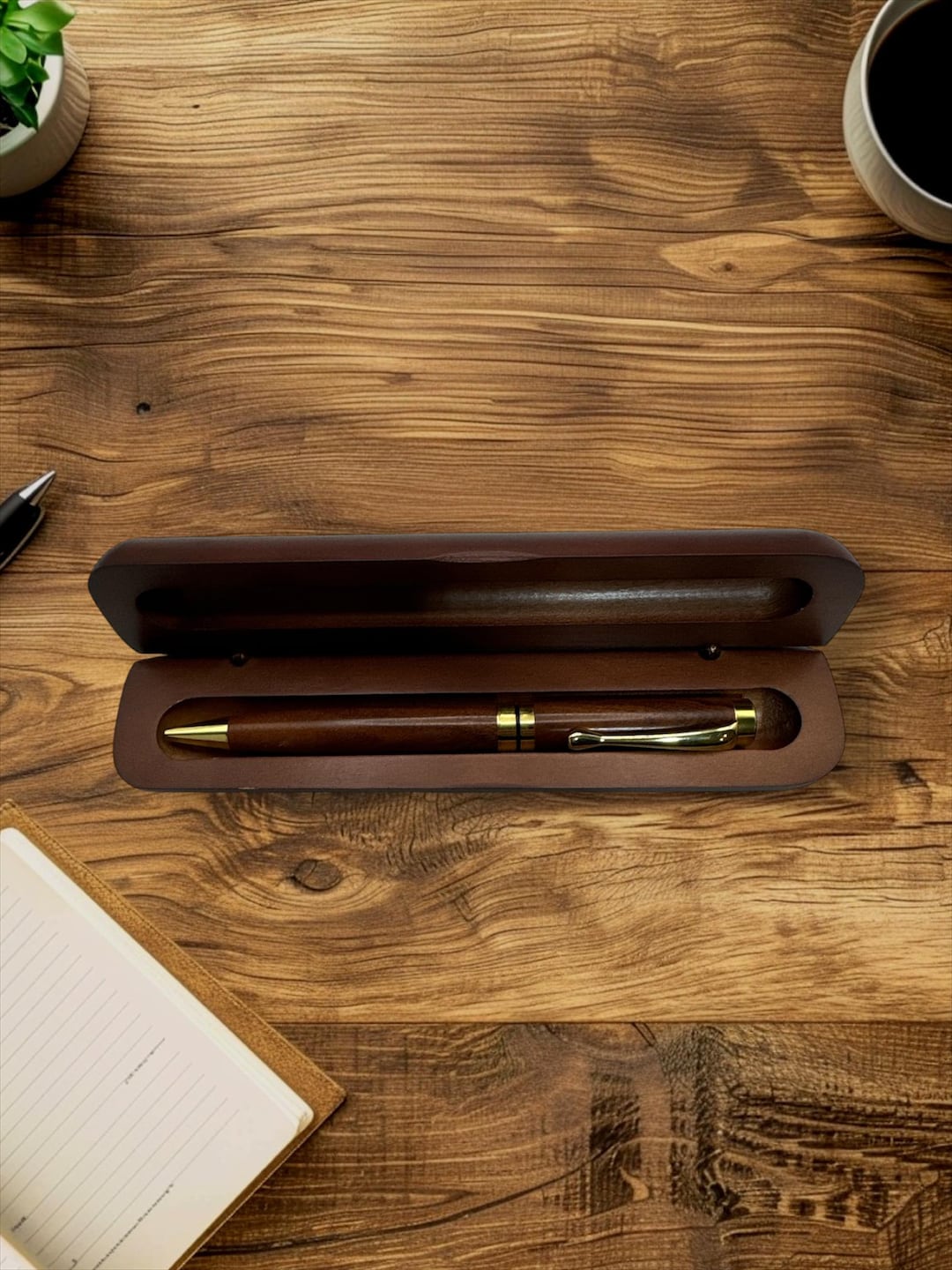 Personalized Wood Pen and Custom Engraved Pen Box Set - Etsy