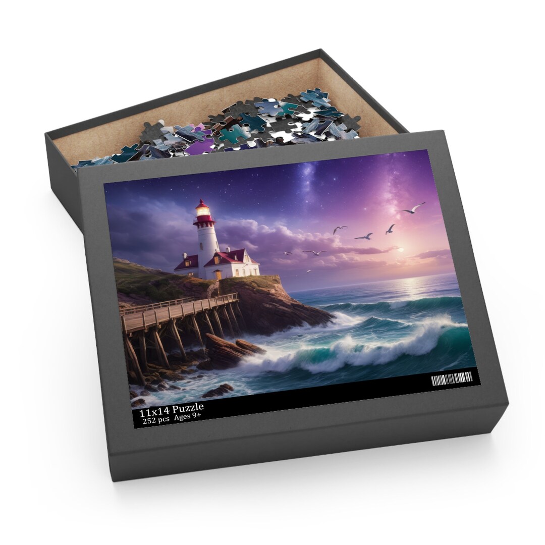 Lighthouse Puzzle 120, 252, 500-piece 3 Jigsaw Puzzle, Jigsaw Puzzles ...