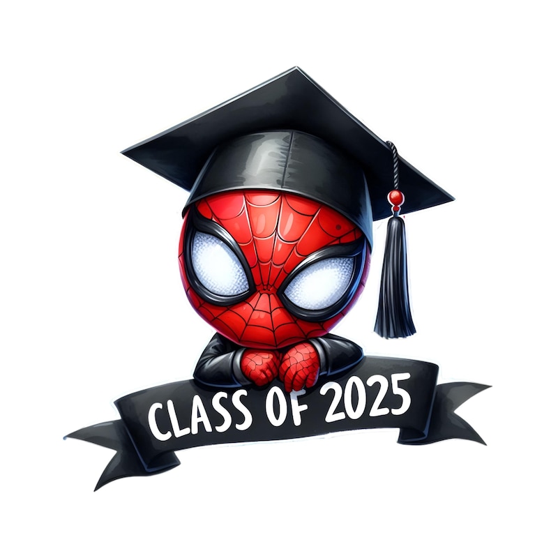 Spiderman Graduation - Etsy