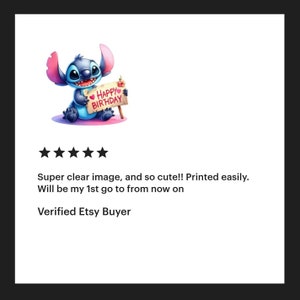 Stitch,set of High Quality Images Ready to Print,instant Download,png ...