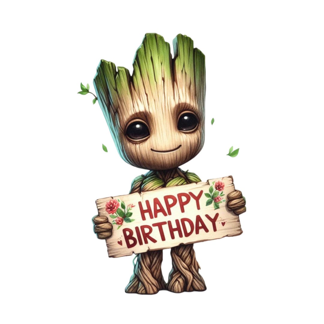 Groot Birthday Png, Baby Groot Png,i Am Groot Png, Groot Clipart,groot Png, Png for Cricut ...