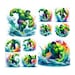 10 PNG Hulk Splash and Watercolor Digital Design PNG File for ...