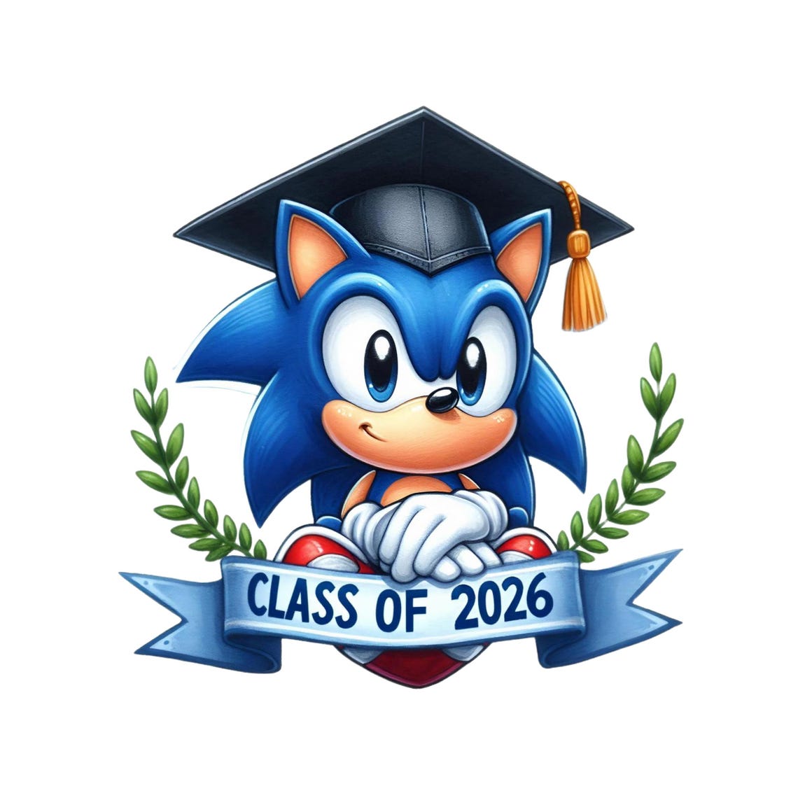 Sonic Graduation PNG Image, Clipart Images, Graduation Cartoon Artwork ...
