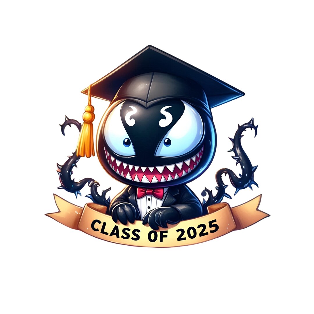 Venom Spiderman Graduation PNG Image, Clipart Images, Graduation ...