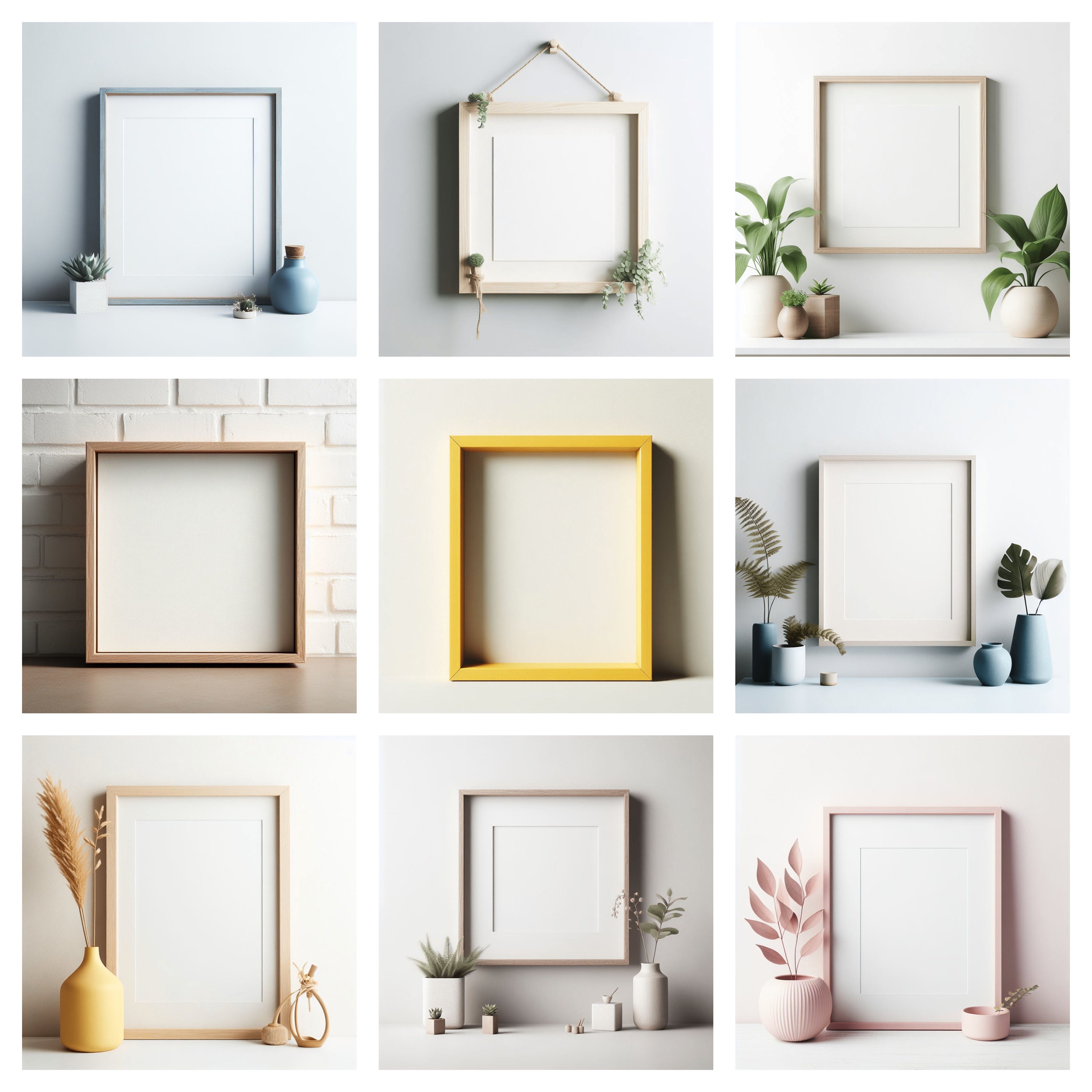 100+ Frames Set Mockup Bundle, Wall Mockup Frame, Frames Mockup for ...