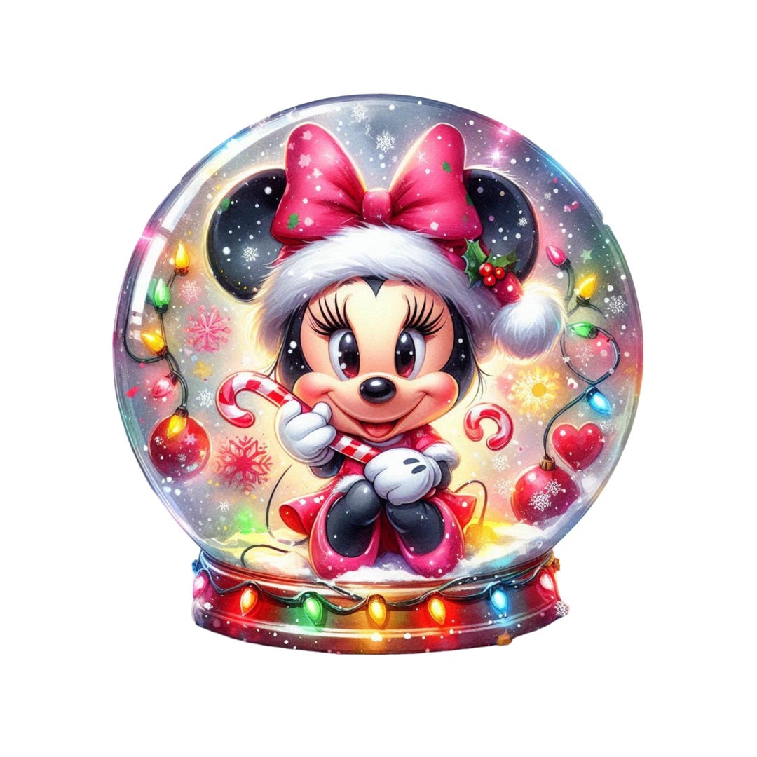 Minnie Mouse Christmas Png Digital Design PNG File for Sublimation,high ...
