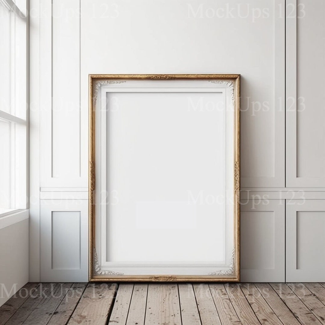 Vertical Frame Mockup, Modern Wood Mockup, Vertical Mockup, Wooden ...