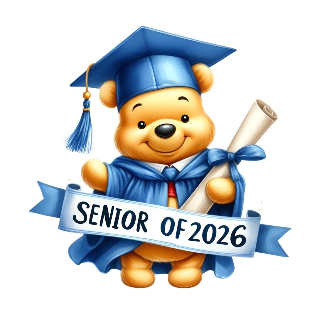 Pooh Graduation PNG Image, Clipart Images, Graduation Cartoon Artwork ...