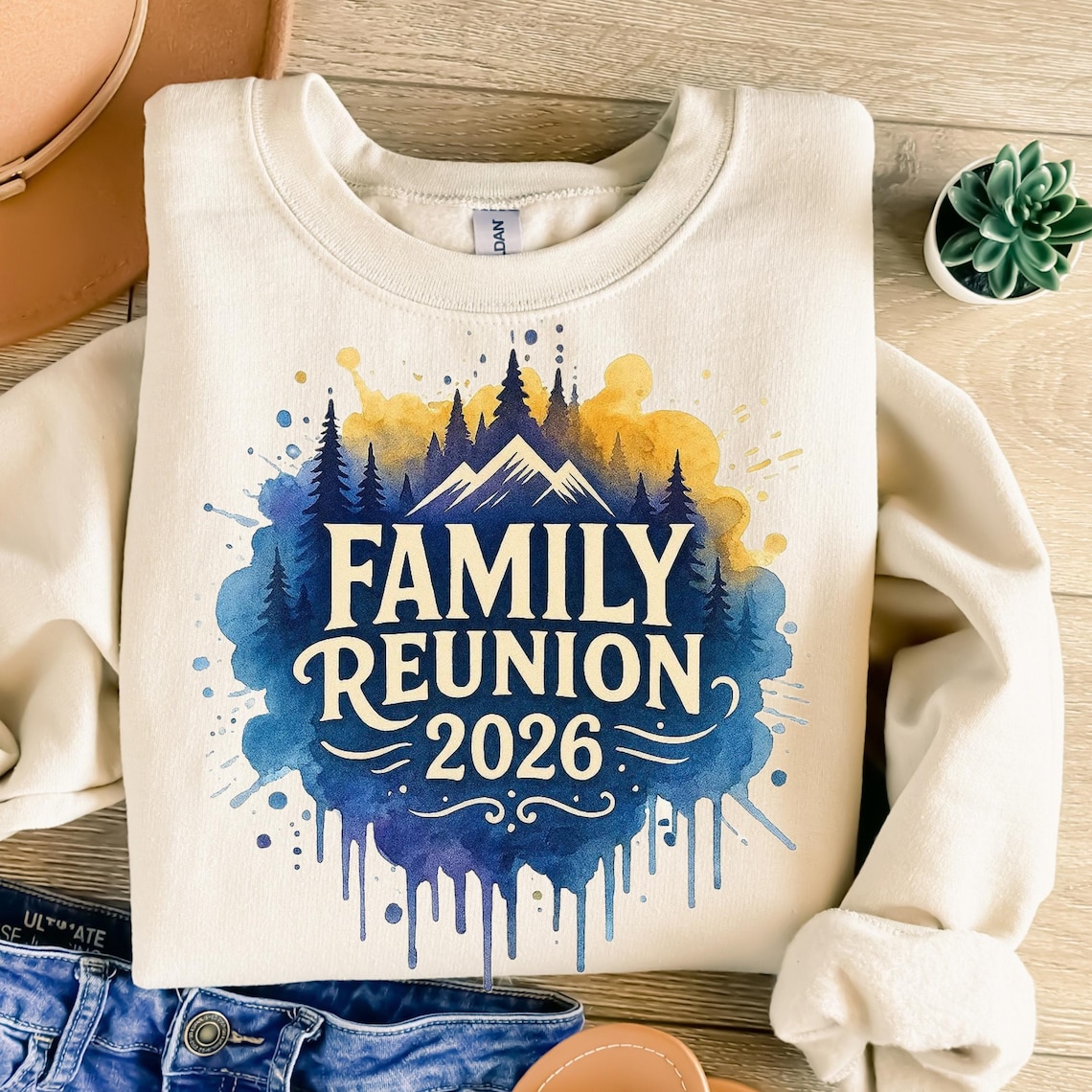 Family Reunion 2026 Png, Sublimation Design, Colorful Neon Png, Making ...