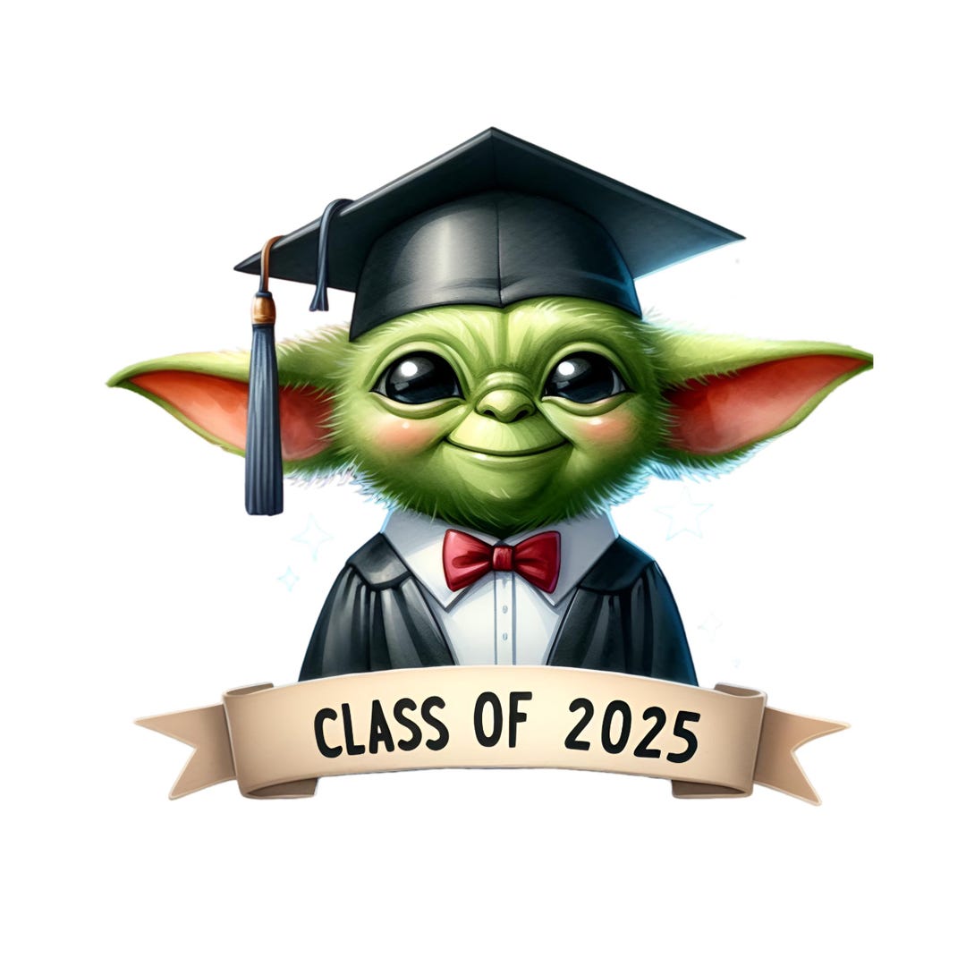 Yoda Graduation PNG Image, Clipart Images, Graduation Cartoon Artwork ...
