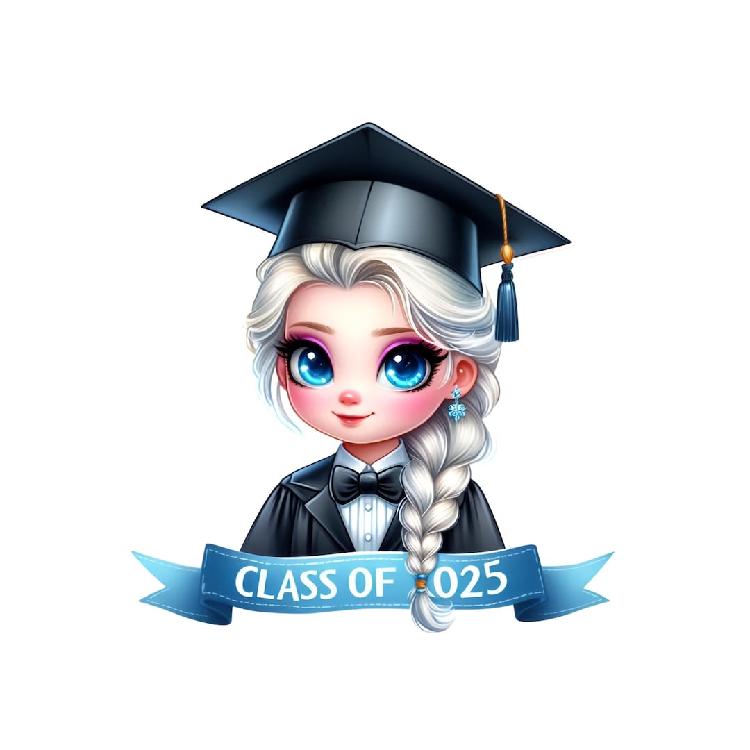 Elsa Frozen Graduation PNG Image, Clipart Images, Graduation Cartoon ...