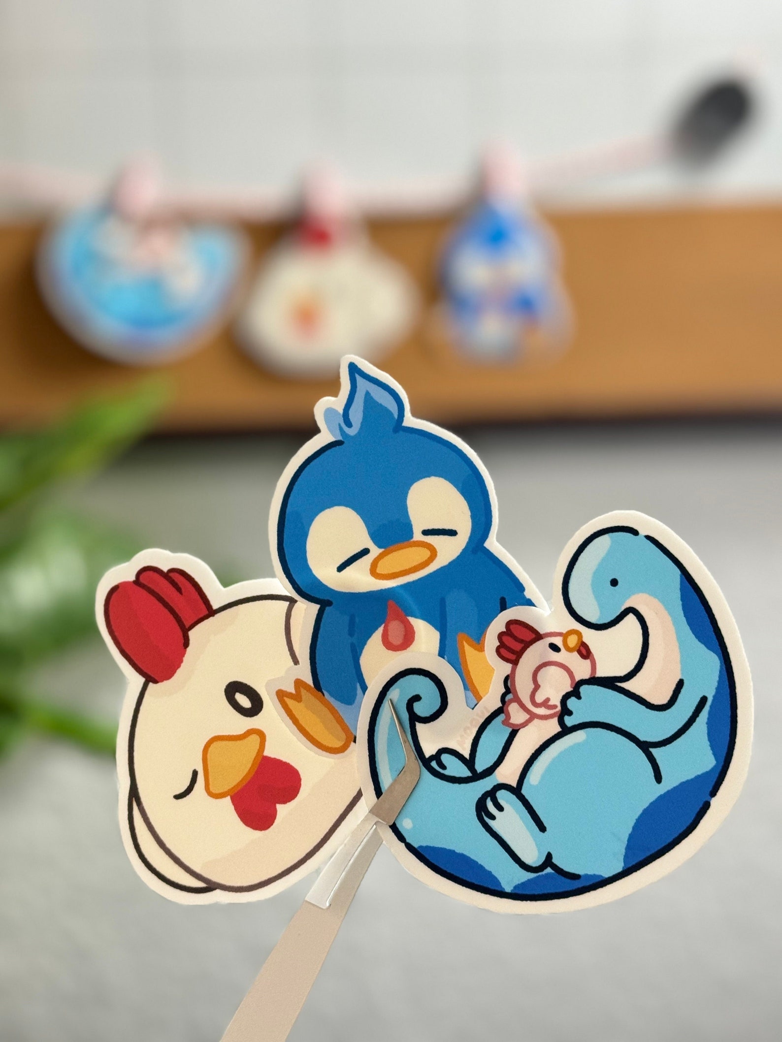 Palworld Cute Sticker Chikipi, Relaxaurus, Pengullet - Etsy