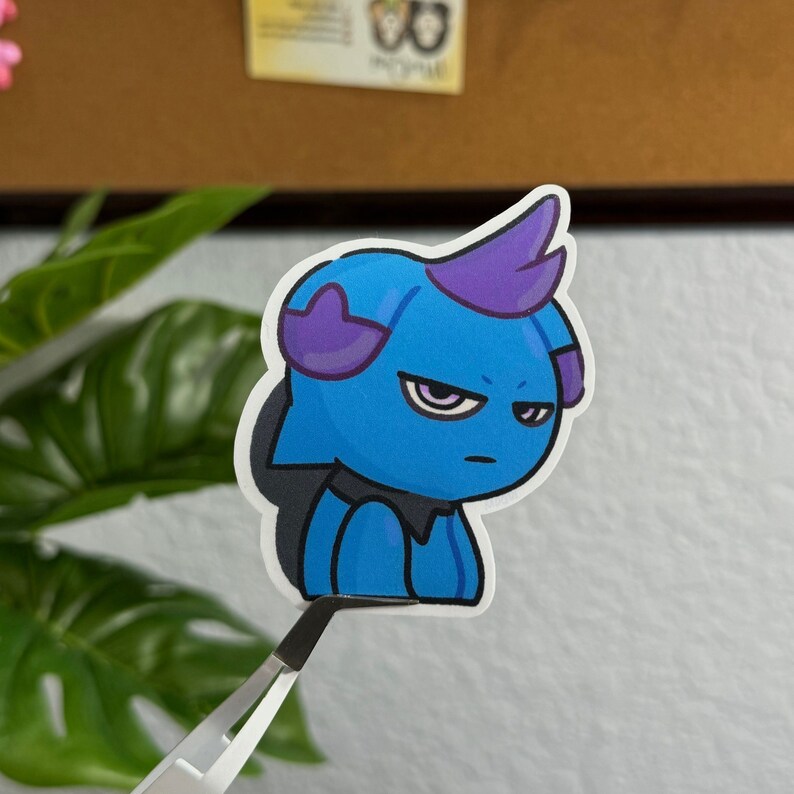 Palworld Depresso Matte Vinyl Sticker - Etsy