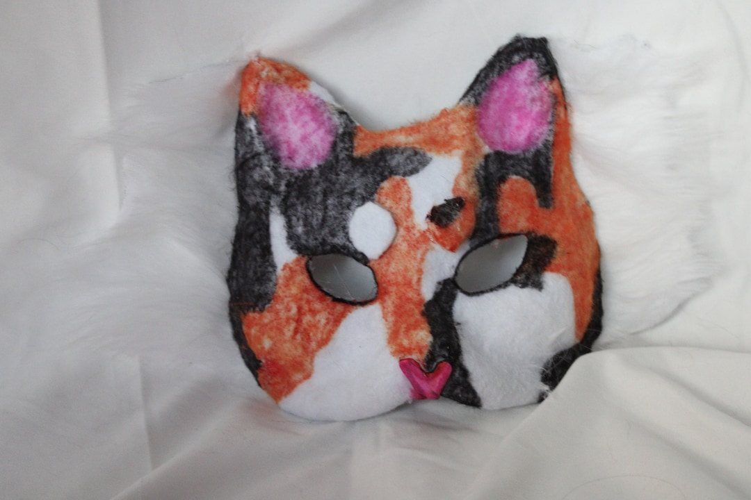 Calico Cat Mask - Etsy