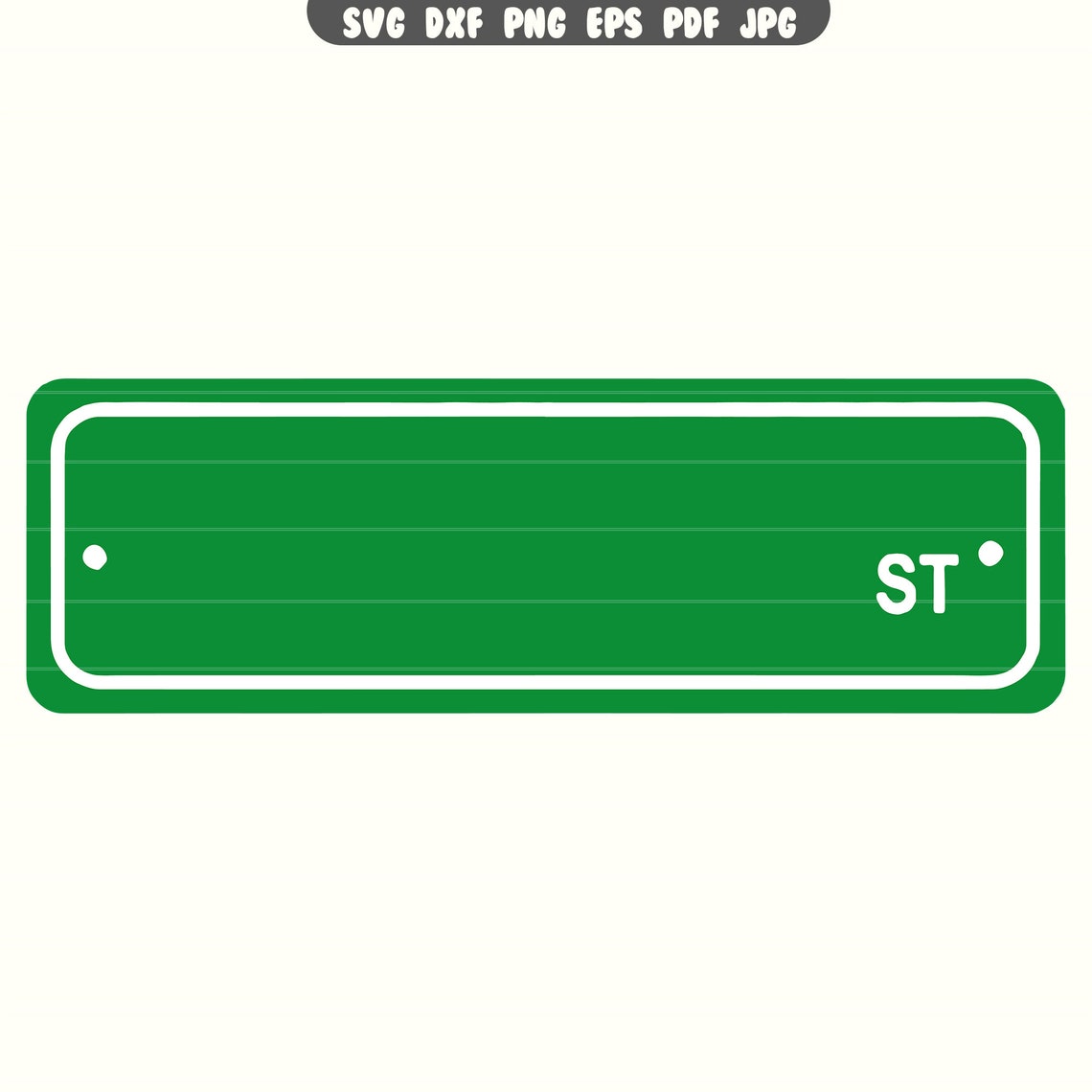 Street Sign SVG, Street Sign DXF, Street Sign PNG, Street Sign Clipart ...