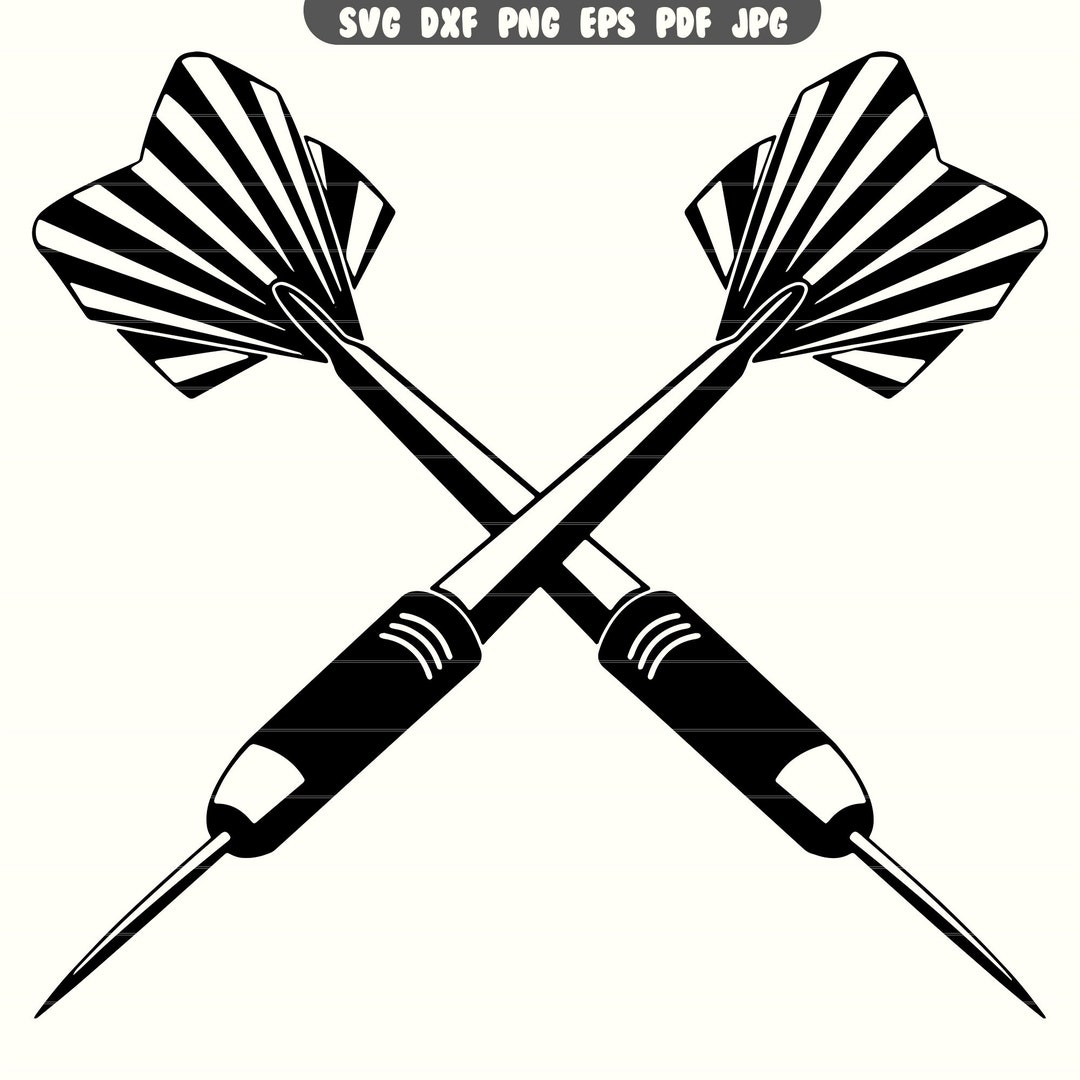 Darts SVG, Darts DXF, Darts PNG, Darts Clipart, Darts Cut File Instant ...