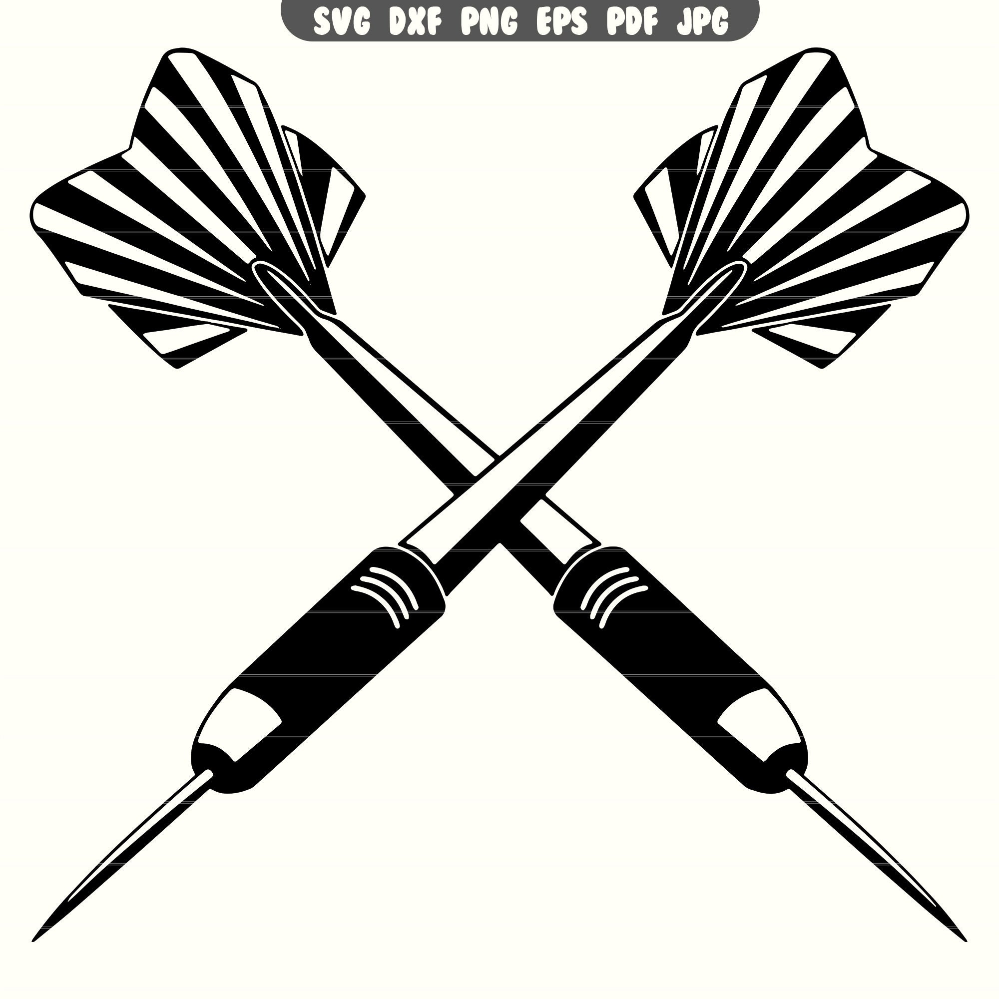 Darts SVG, Darts DXF, Darts PNG, Darts Clipart, Darts Cut File Instant ...
