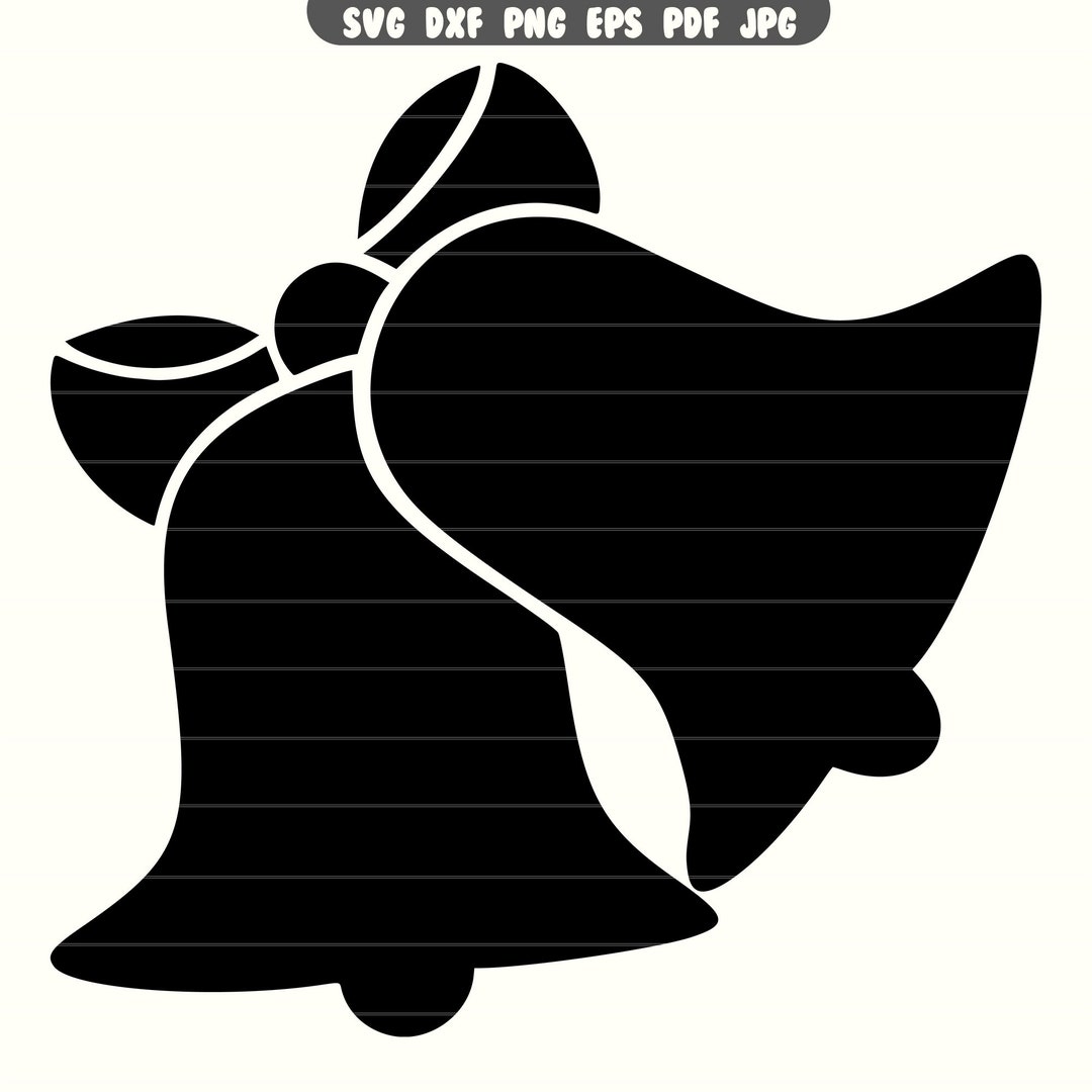 Bells SVG, Bells DXF, Bells PNG, Bells Cut File, Bells Clipart Instant ...