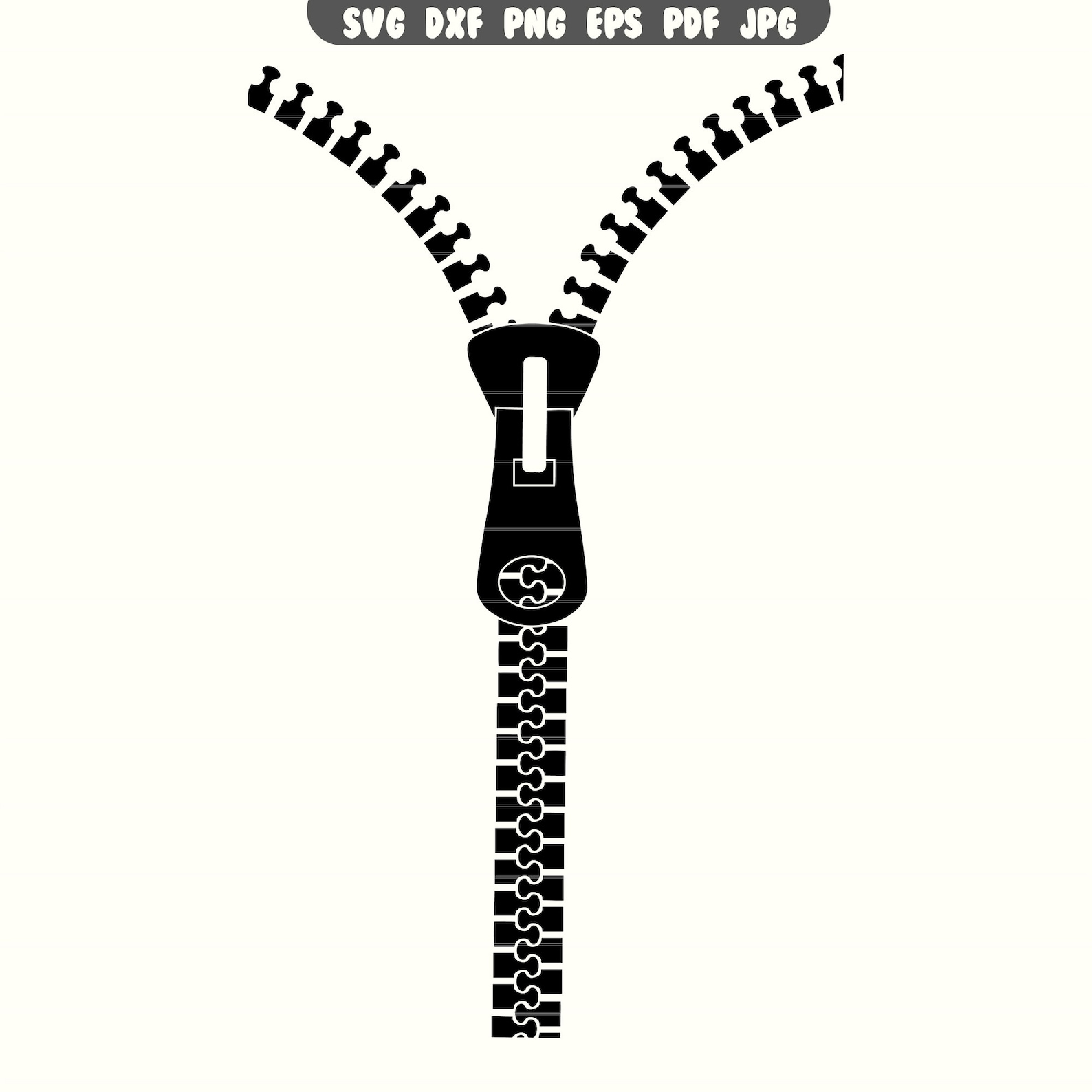 Zipper SVG, Zipper DXF, Zipper PNG, Zipper Cut File, Zipper Clipart ...