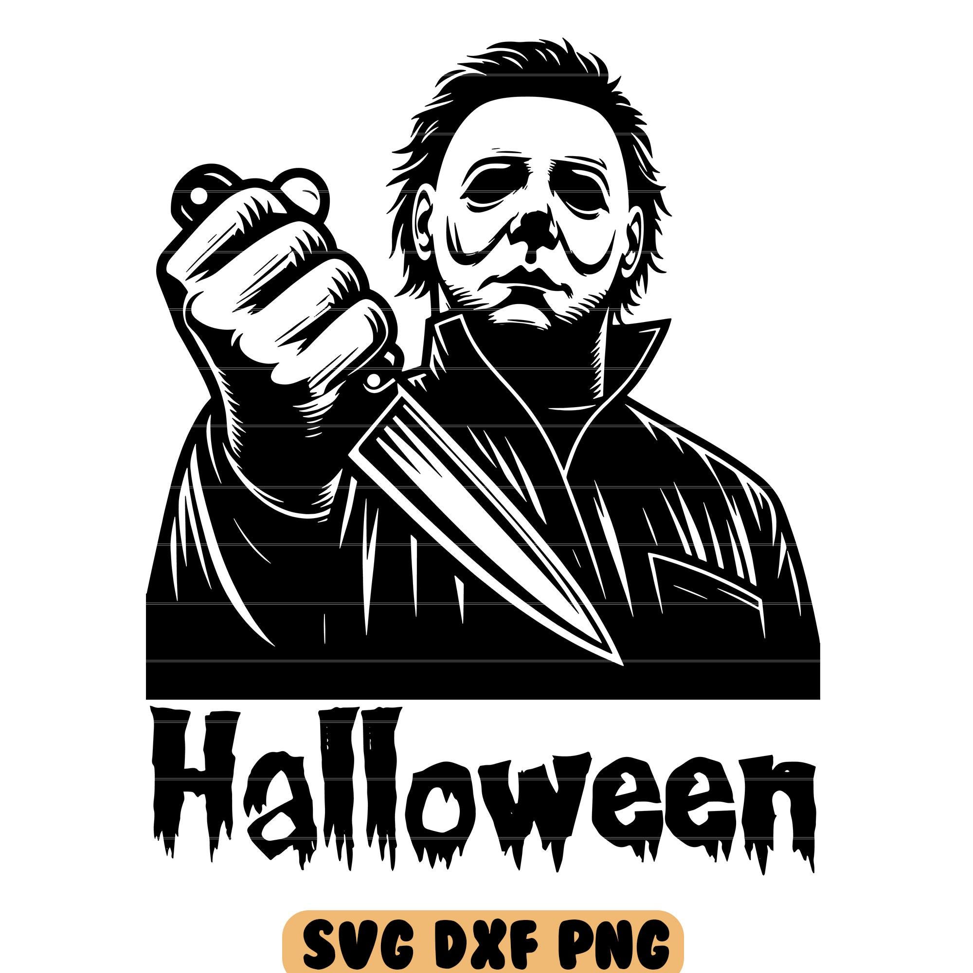 Michael Myers, Michael Myers Svg, Michael Myers Dxf, Michael Myers Png ...