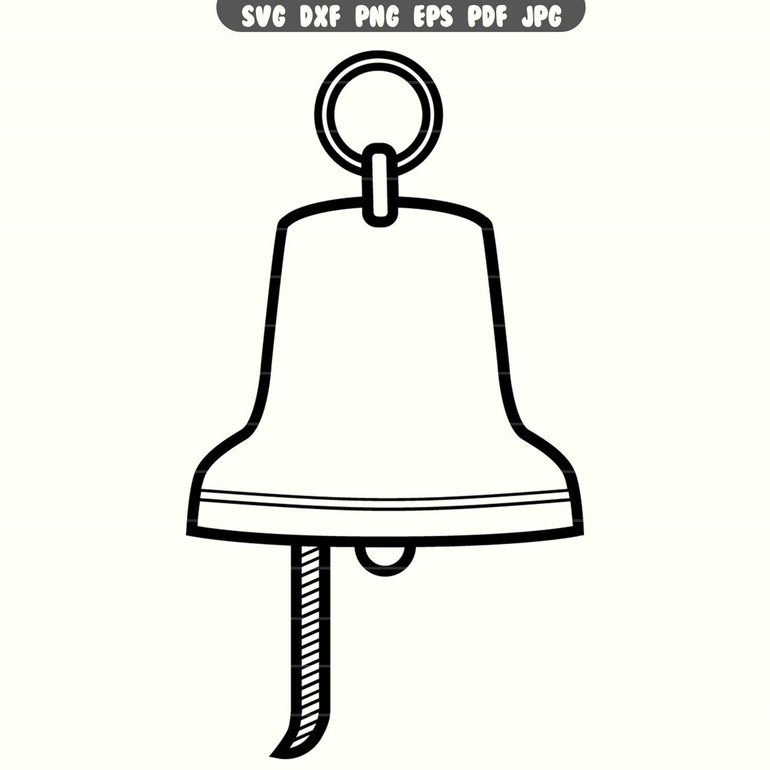 Bell SVG, Bell DXF, Bell PNG, Bell Clipart, Bell Cut File Instant ...