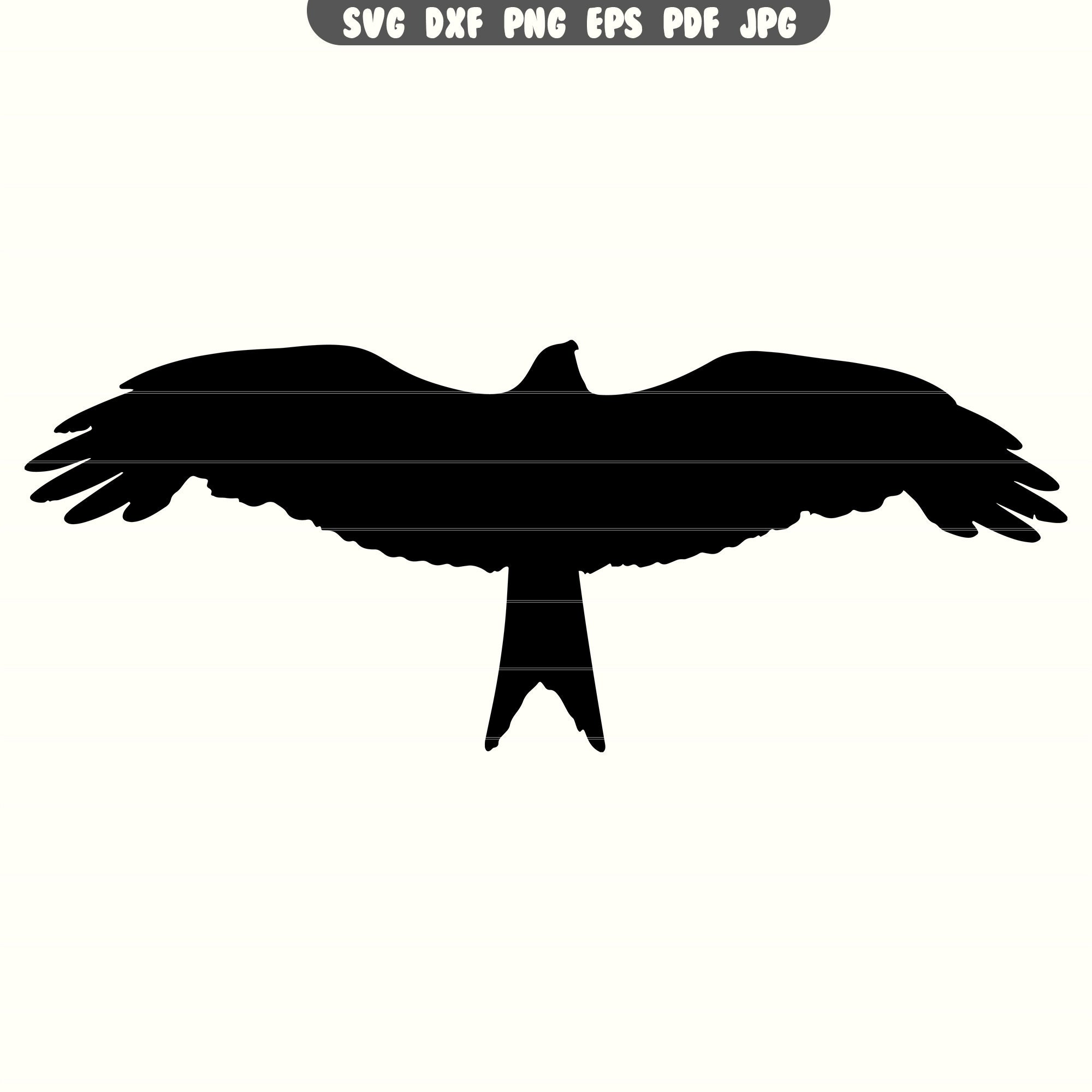 Hawk SVG, Hawk DXF, Hawk PNG, Hawk Clipart, Hawk Cut File Instant ...