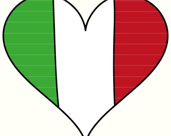 Italian Flag SVG, Flag SVG, Italian Flag Cricut SVG, Flag Silhouette ...