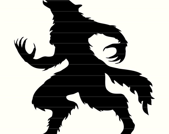Werewolf Svg, Svg Files for Cricut, Halloween Svg, Horror Svg ...
