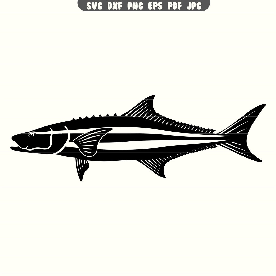 Tuna SVG, Tuna DXF, Tuna PNG, Tuna Cut File, Tuna Clipart Instant ...