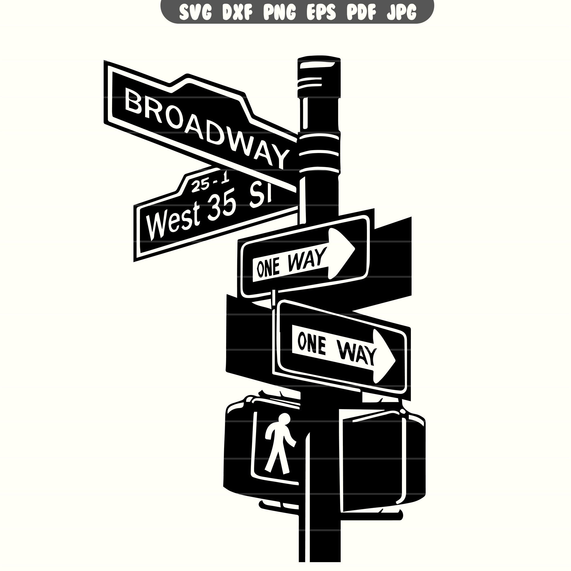 New York City SVG, New York City DXF, New York City PNG, New York City ...