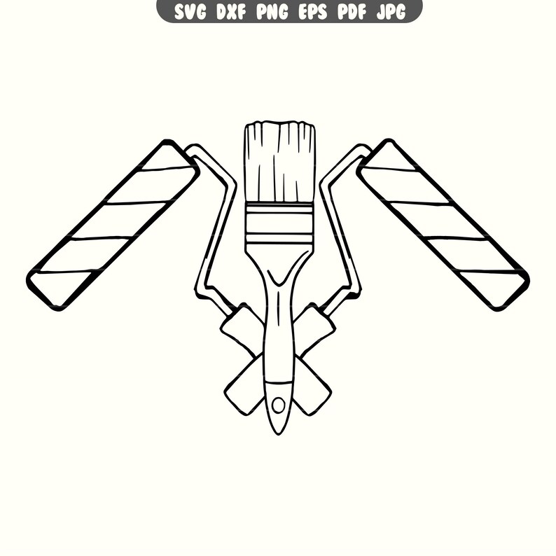 Pintor SVG, Pintor DXF, Pintor PNG, Pintor Clipart, Pintor Cortar ...