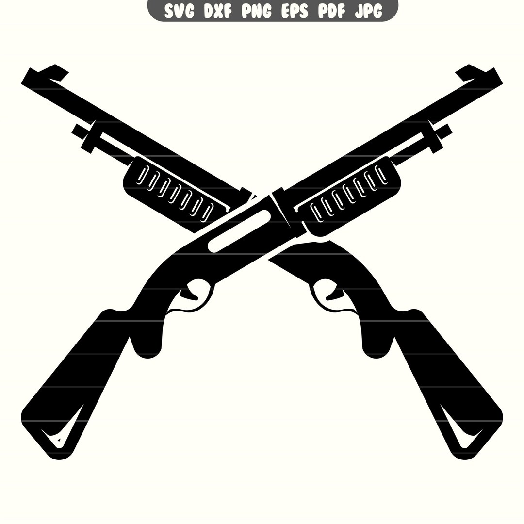Shotgun SVG, Shotgun DXF, Shotgun PNG, Shotgun Clipart, Shotgun Cut ...