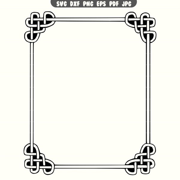Celtic Frame Svg - Etsy