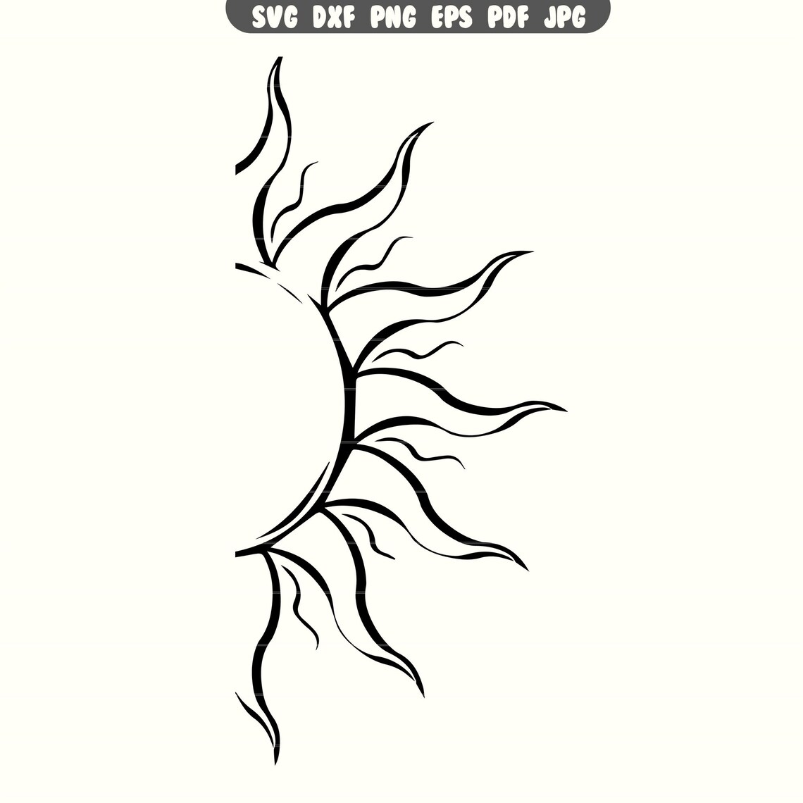 Half Sun SVG, Half Sun DXF, Half Sun PNG, Half Sun Clipart, Half Sun ...