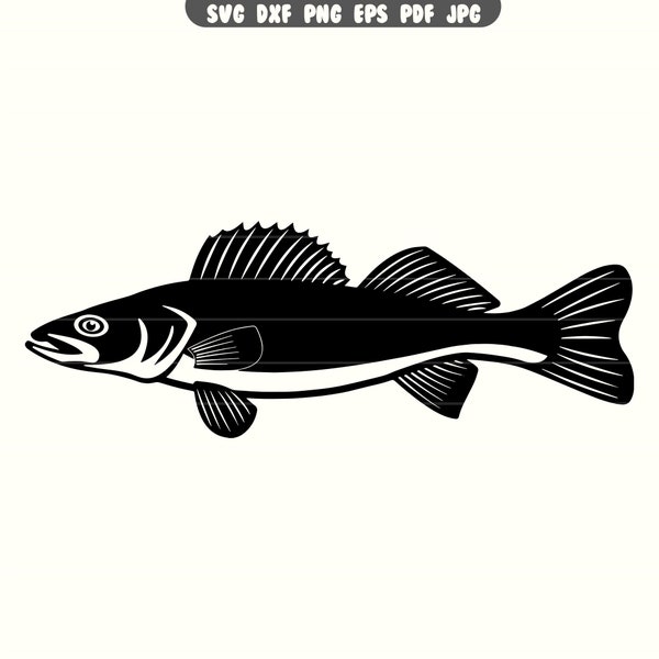 Walleye Dxf - Etsy
