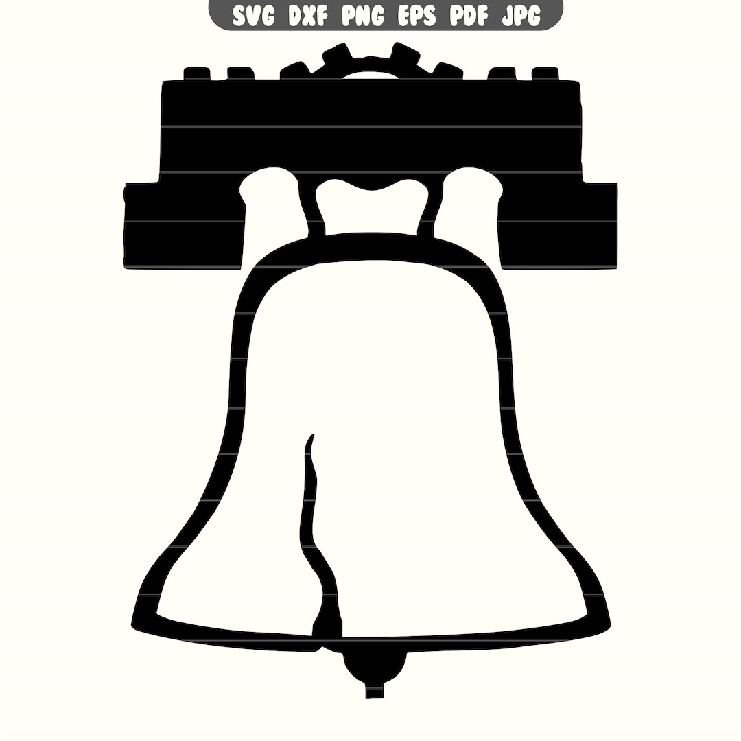 Liberty Bell SVG, Liberty Bell DXF, Liberty Bell PNG, Liberty Bell ...