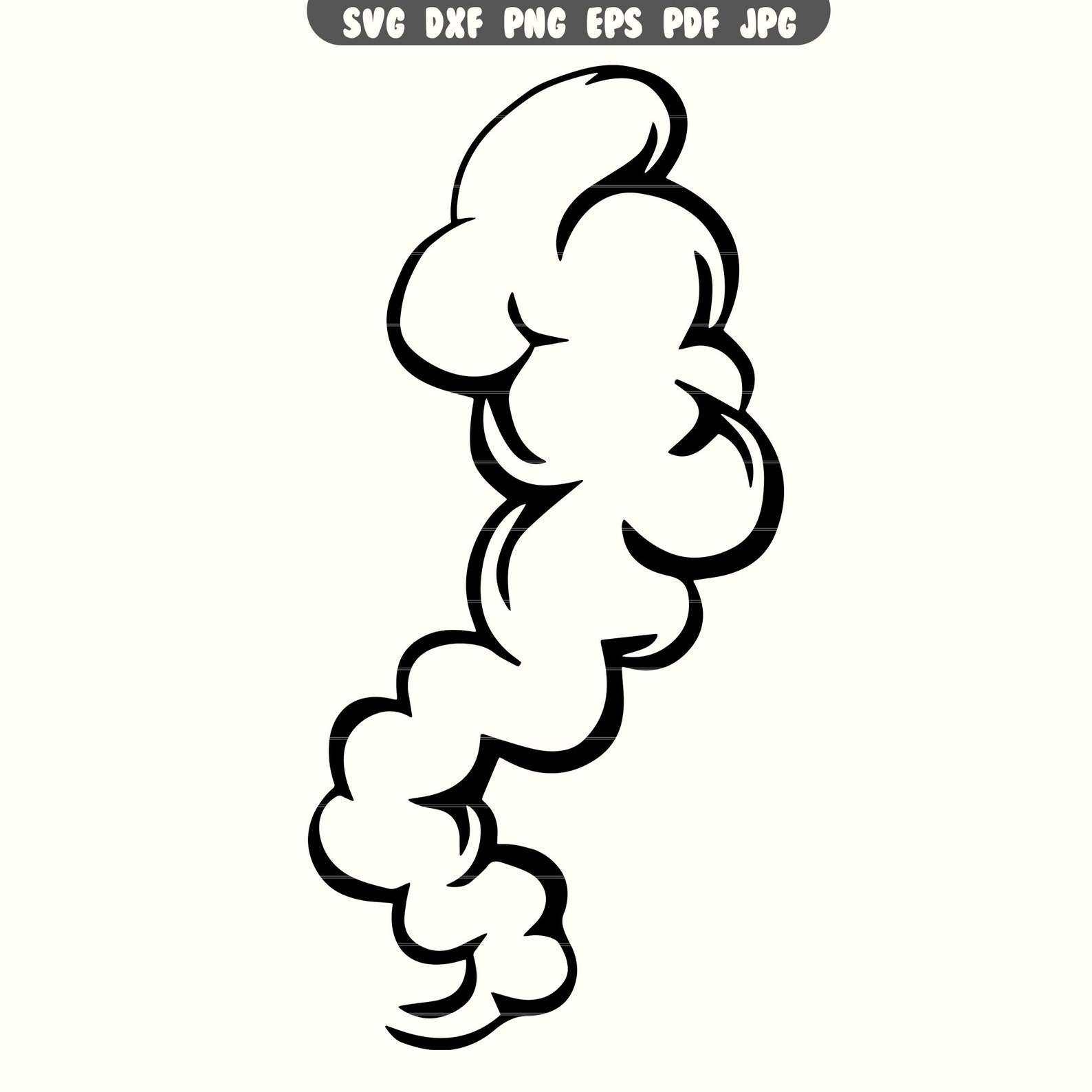 Smoke Cloud SVG, Smoke Cloud DXF, Smoke Cloud PNG, Smoke Cloud Clipart ...