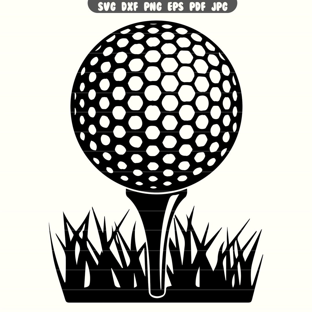 Golf Ball SVG, Golf Ball DXF, Golf Ball PNG, Golf Ball Clipart, Golf ...